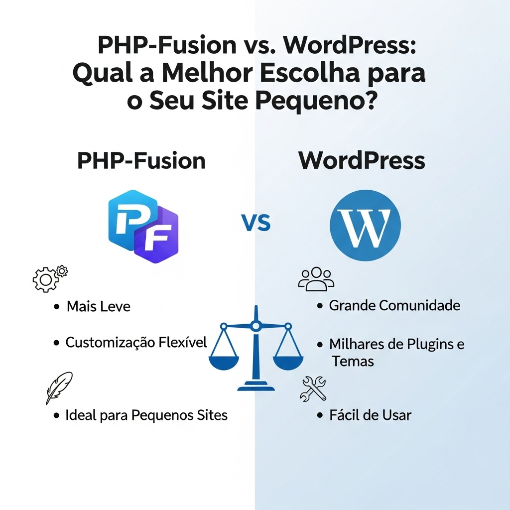 PHP-Fusion vs. WordPress: Qual a Melhor Escolha para o Seu Site Pequeno ...