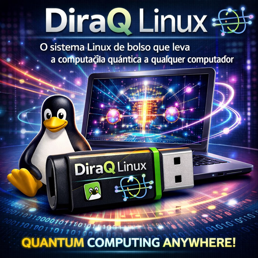 DiraQ Linux: o sistema Linux de bolso que leva a computação quântica a ...